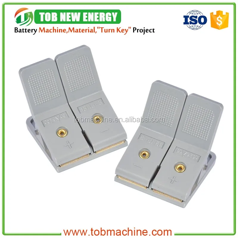 Lithium Pouch Battery Terminal Spring Clamp Clips - TOB