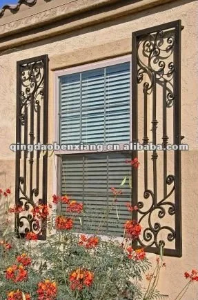 Bx Wrought Iron Window Trellis - Buy Window Trellis,Iron Window Trellis ...