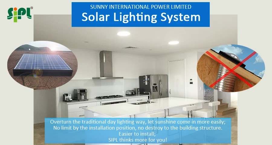 300mm Round 15 Watt Solar Panel Powered Led Roof Skylight No Shaft/tube ...