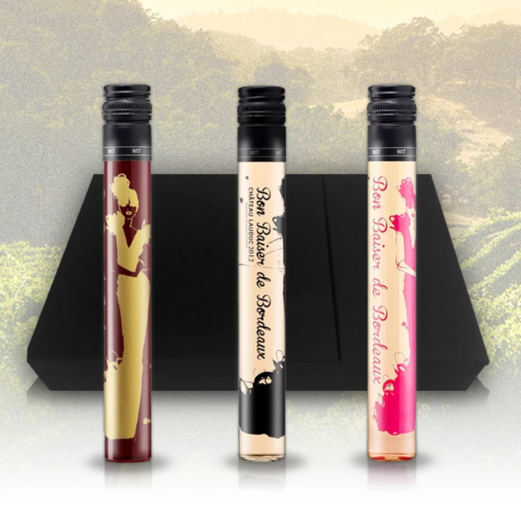 50ml 100ml Small Test Wine Bottles,Wine In Tube,Glass Bottle For Wine ...