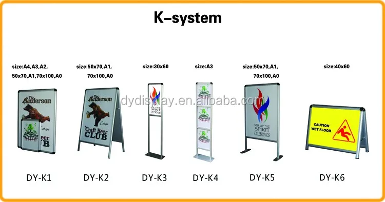 Poster Display Rack With A4 Holders Advertising - Buy Modern Display ...