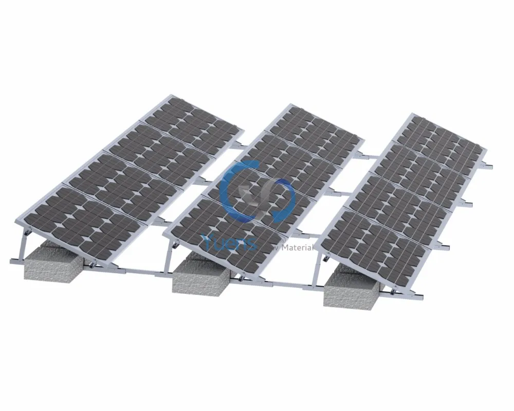 Adaptable Ballast Solar Panel Flat Roof Mounting Structure Support ...