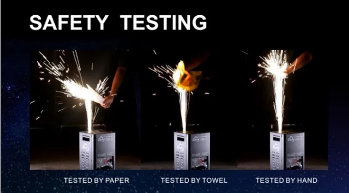 Pyro Cracker Sparkler Fireworks Fountain - Safe & Fun