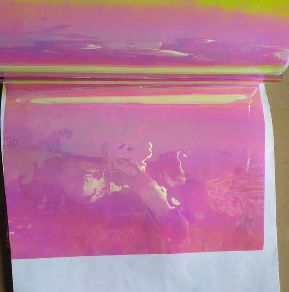 22micron Iridescent Mylar Film Roll for Art Design & Packaging