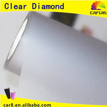 Clear Transparent Paint Film Diamond Matte Vinyl White Car Wrap Sticker ...