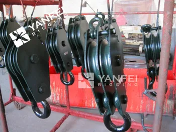 Heavy Duty Pulley Snatch Block With Pulley Double Wheels - Buy Pulley ...