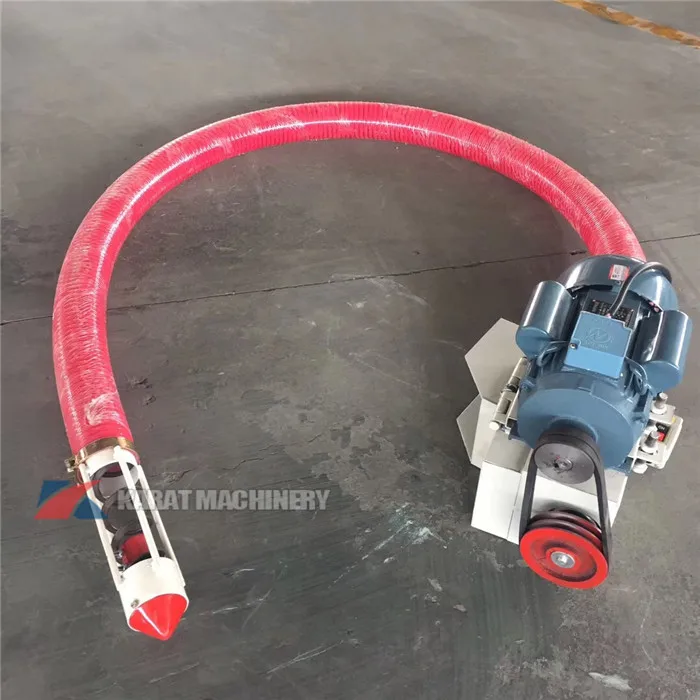 Heat Resistant Plastic Powder Auger - Flexible Screw Conveyor