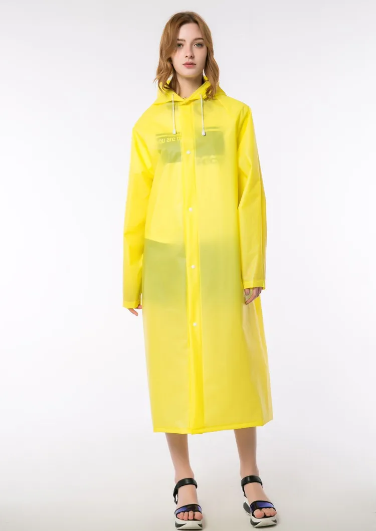 Custom Good Quality Breathable Plastic Vinyl Yellow Rubber Rain Coat ...