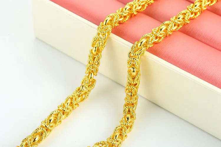 An71202603 Xuping Jewelry Saudi Plated Gold Necklace 24k Indian ...