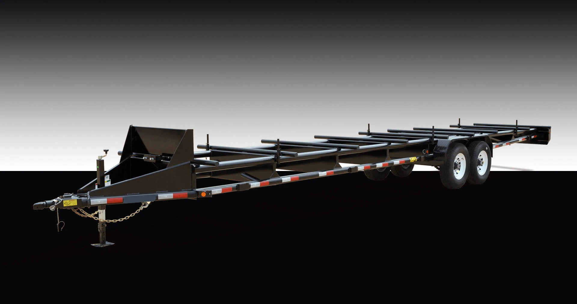 Heavy Duty Tandem Axle Pipe Transport Trailer Manufacturer - Buy ...