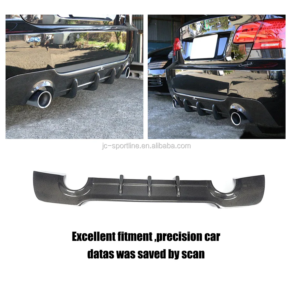 Carbon Fiber Rear Diffuser For Bmw E92 E93 325i 335i M-tech 12-13 - Buy ...