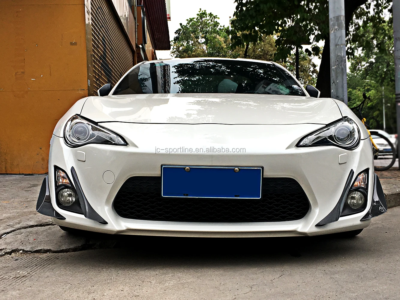 AE86 Carbon Fiber Front Canards for Toyota 86 & Subaru BRZ