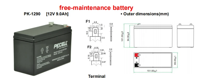 12v 9ah Sealed Lead Acid Battery For Ups & Security System - Buy 12v ...
