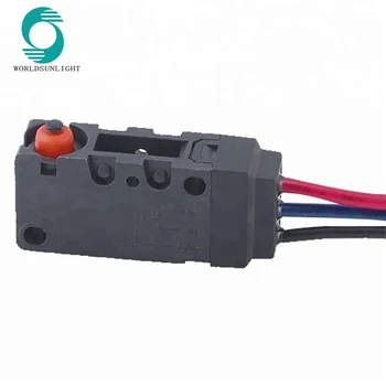 Ws2 Series Ip67 10a 250v 5e4 T85 3 Pin On Off Push Button Waterproof Micro Switch - Buy Ip67 ...
