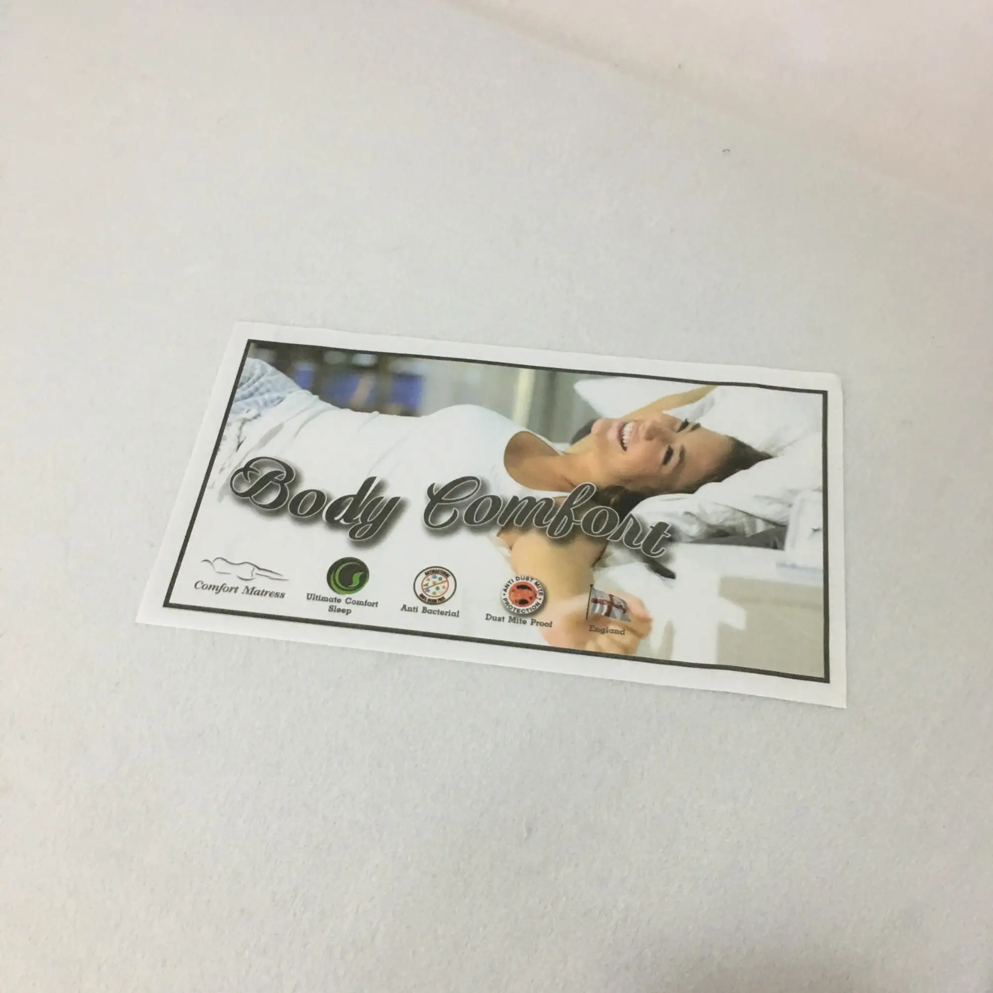 Normal Satin for Sewing Mattress Labels - Custom Stickers