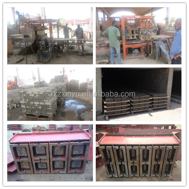 High Efficiency Qt6-15 Automatic Concrete Block Gal Machine In Sri ...