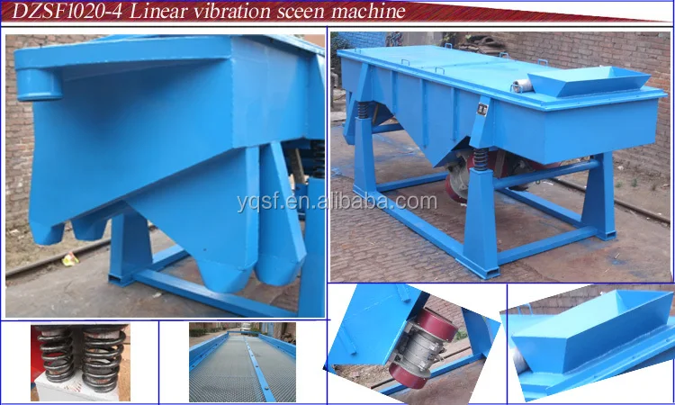 Sieving Classifying Filtration Linear Vibrating Screen for Silica Sand