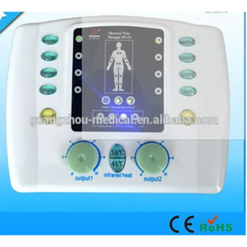 2 Channels Low Frequency Therapy Device With Electric Pad And Leg ...
