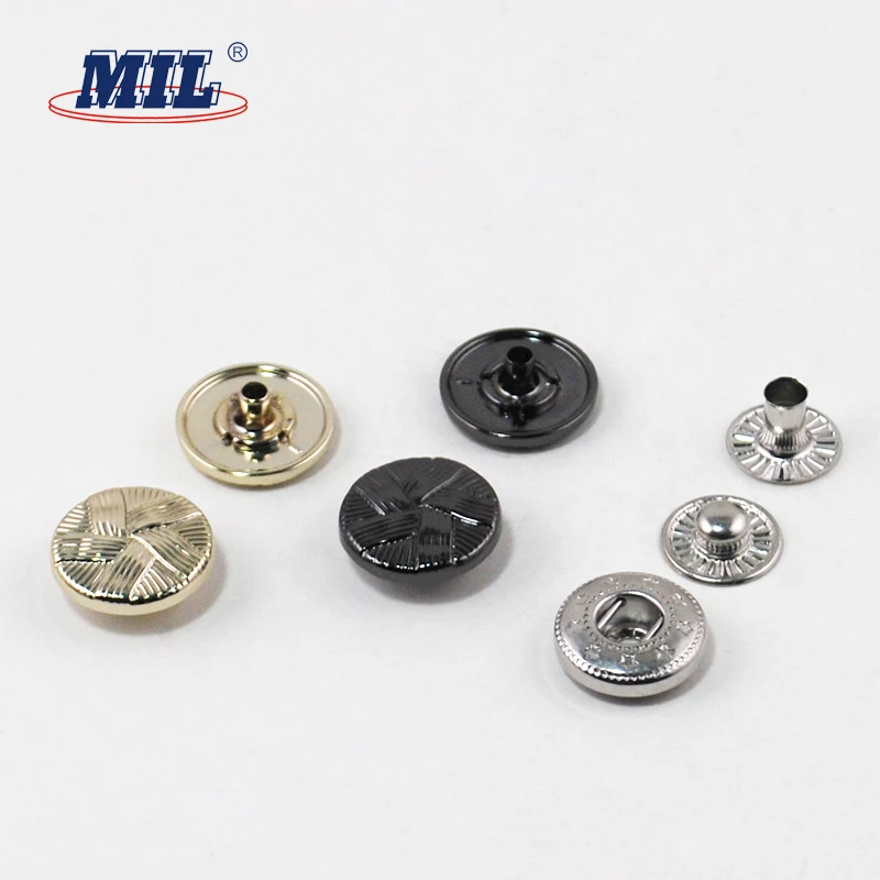 Fancy Series Gold Metal Snap Buttons For Clothing - Buy Metal Snap ...