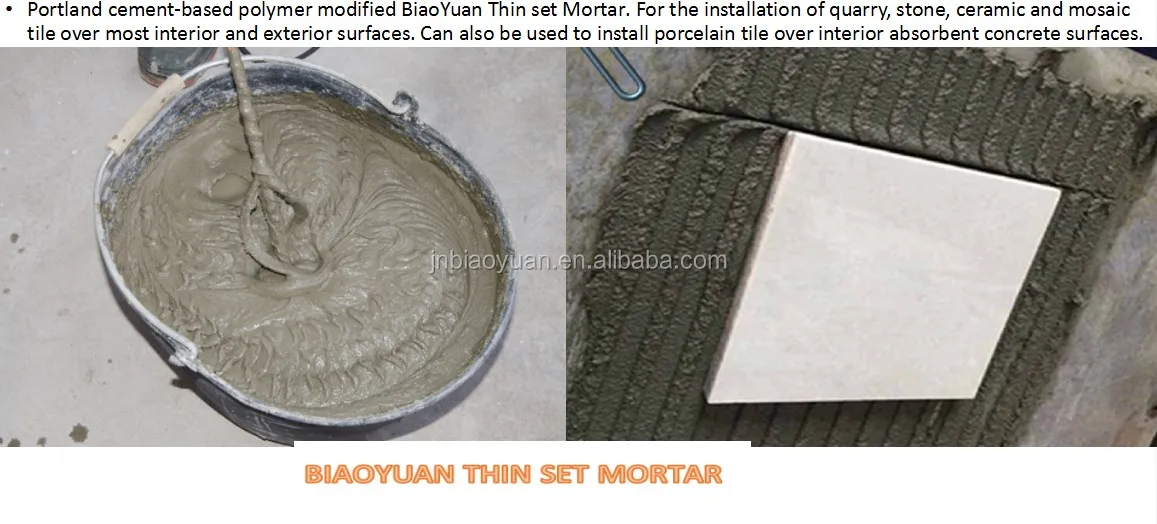 High Quality Polymer Modified Cement-Based Tile Adhesive