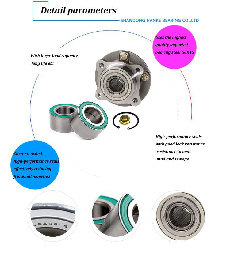 High Performance Sealing Ring Hub Bearing Vkba6862 28bwk15 Bearing ...