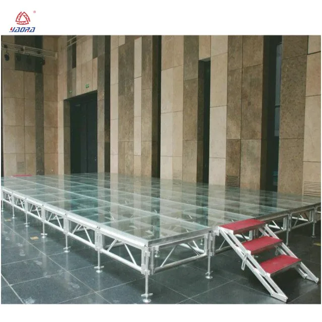 Outdoor Indoor Concert Drum Risers Wedding Portable Glass Acrylic Major ...