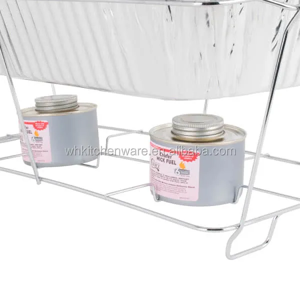 Chrome Folding & Foldable Wire Chafing Rack for Full Size Disposable Pans