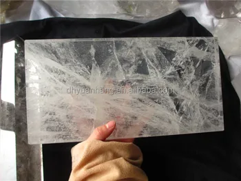 Natural Clear Quartz Rock Crystal Slab,Rock Quartz Crystal Piece,Quartz ...