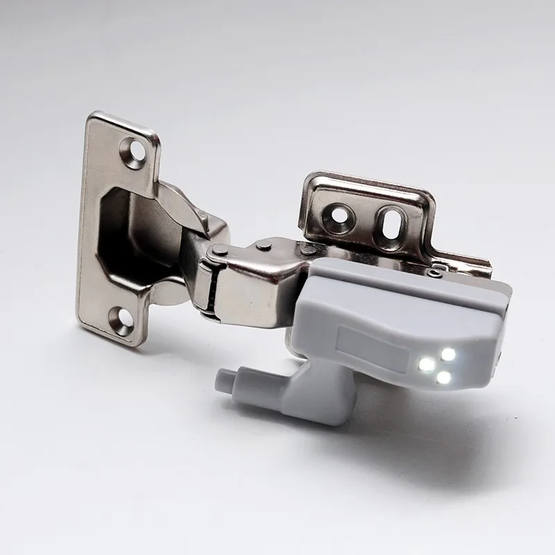 Led Lamp Lighting Hydraulic Damping Pipe Cabinet Door Hinge - Buy Led ...