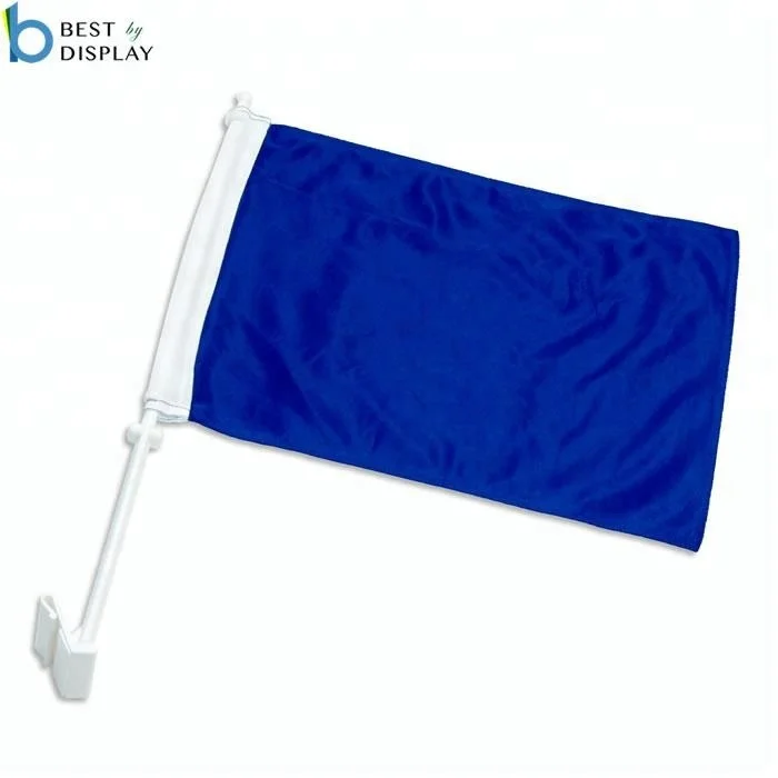 Double Sided White Blank Car Flags - Perfect for Outdoor Display