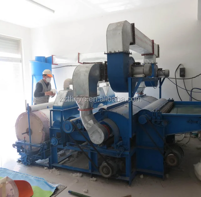 50-100kg/h Fabric Recycle Machine Line by THRIVE for Waste Yarn Recycling
