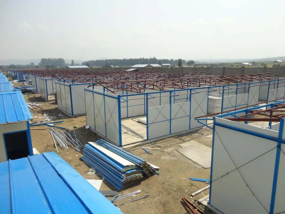 Sandwich Panel House In The Construction Site - Buy Sandwich Panel ...