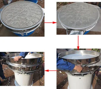 Stainless Steel Wheat Flour Bran Separating Sifter For Flour Cleaning ...