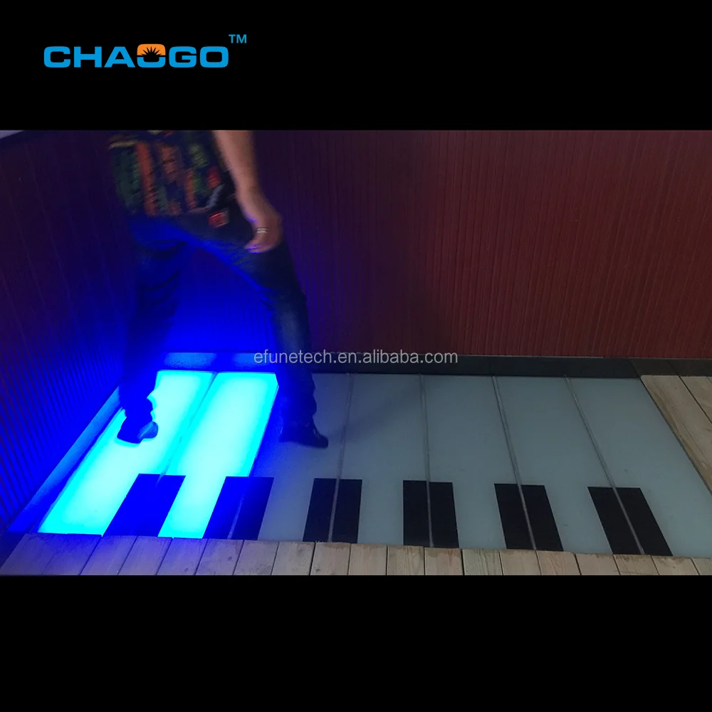 Ip67 Portable Commercial Led Dance Floor Rgb Color Changing Play Music ...