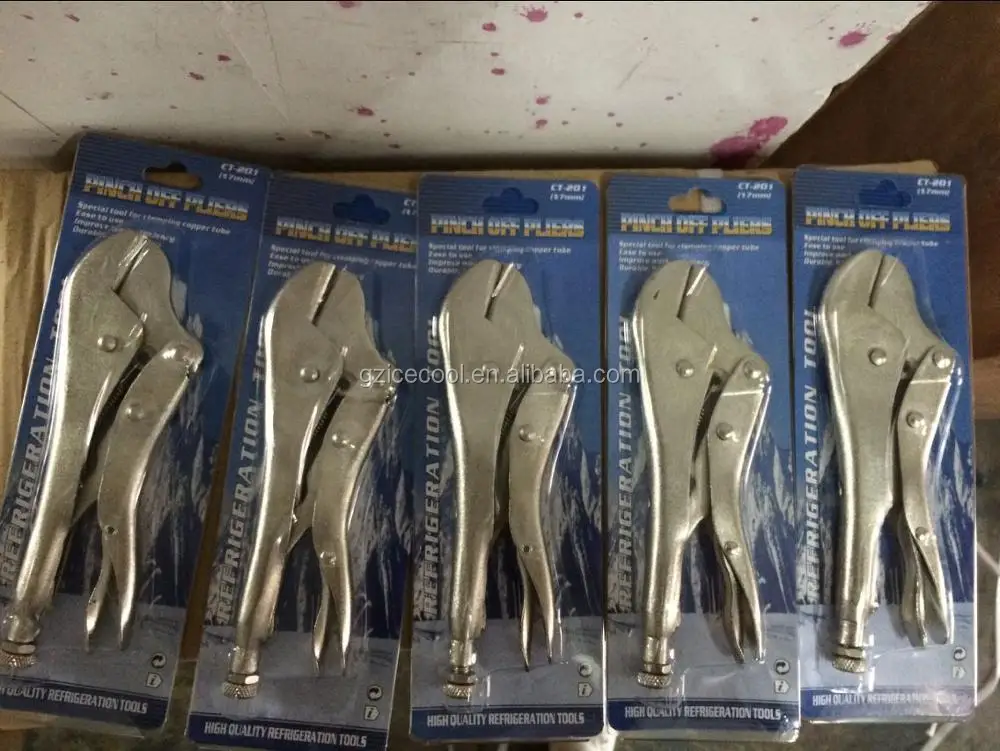 7" Pinch Off Pliers Tool Ct-201 Refrigeration Hand Tool Pinch Of Copper ...
