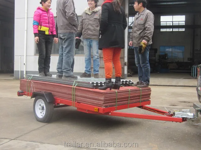 Folding Utility Flatbed Trailer 4x8 & 5x8 - Durable Steel Q235 Car ...