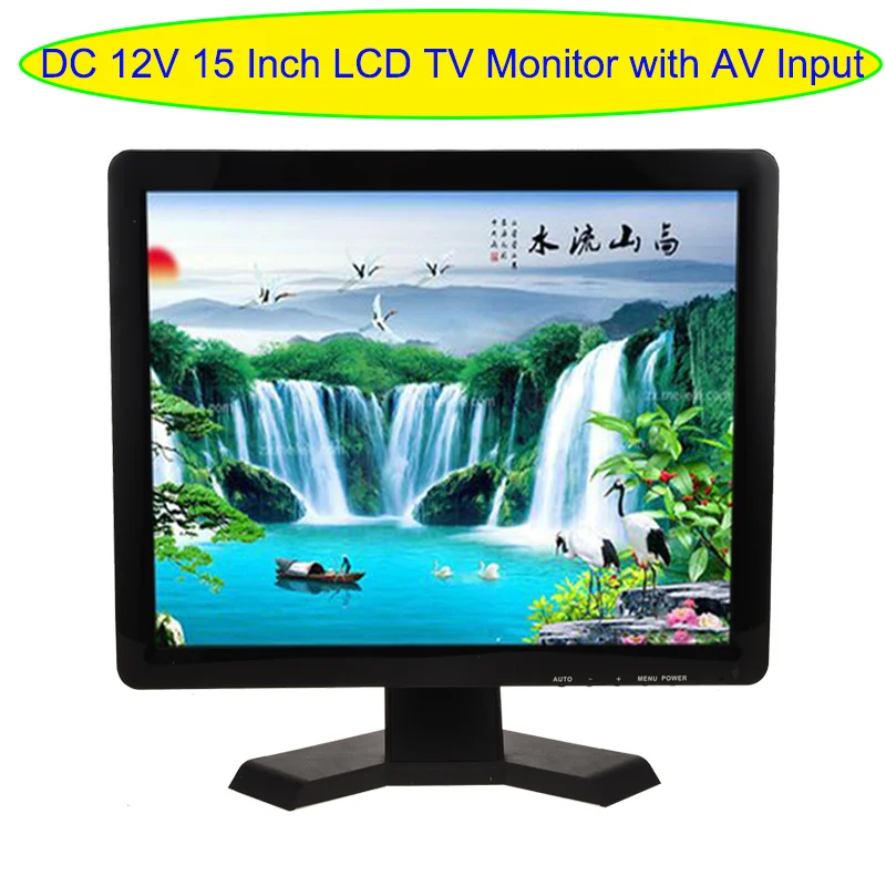 Dc 12v 15 Inch Lcd Tv Monitor With Av Input - Buy 15 Inch Lcd Monitor ...