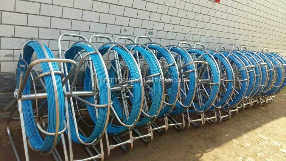 14mm*300m Fiberglass Fiber Snake Duct Rodder Cable Pulling Duct Rodders ...
