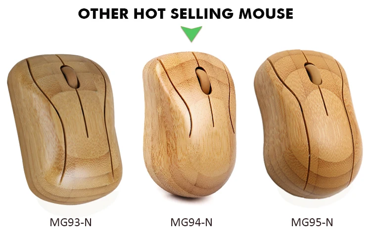 Wholesale Custom Smooth Fancy Computer Mouse Oem Eco Fierndly Bamboo ...