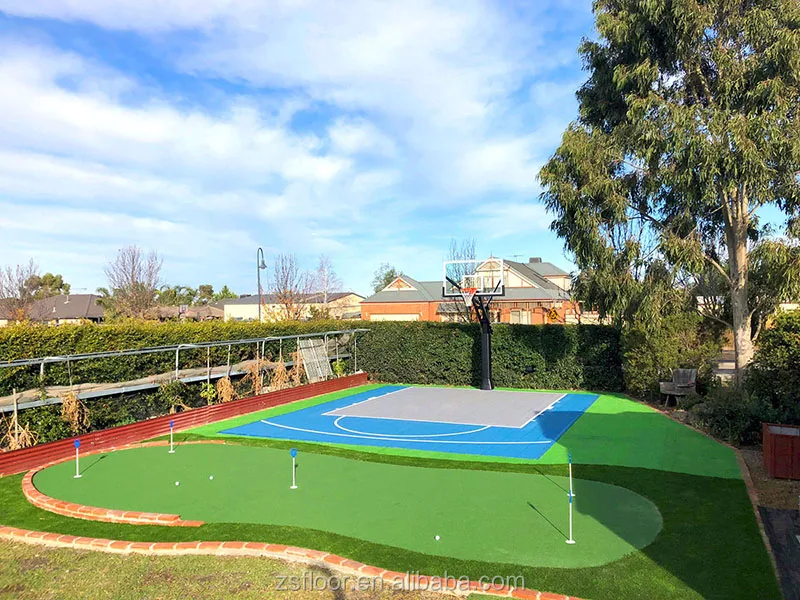 Muga Multi Use Game Area Pp Interlocking Outdoor Basketball Court ...