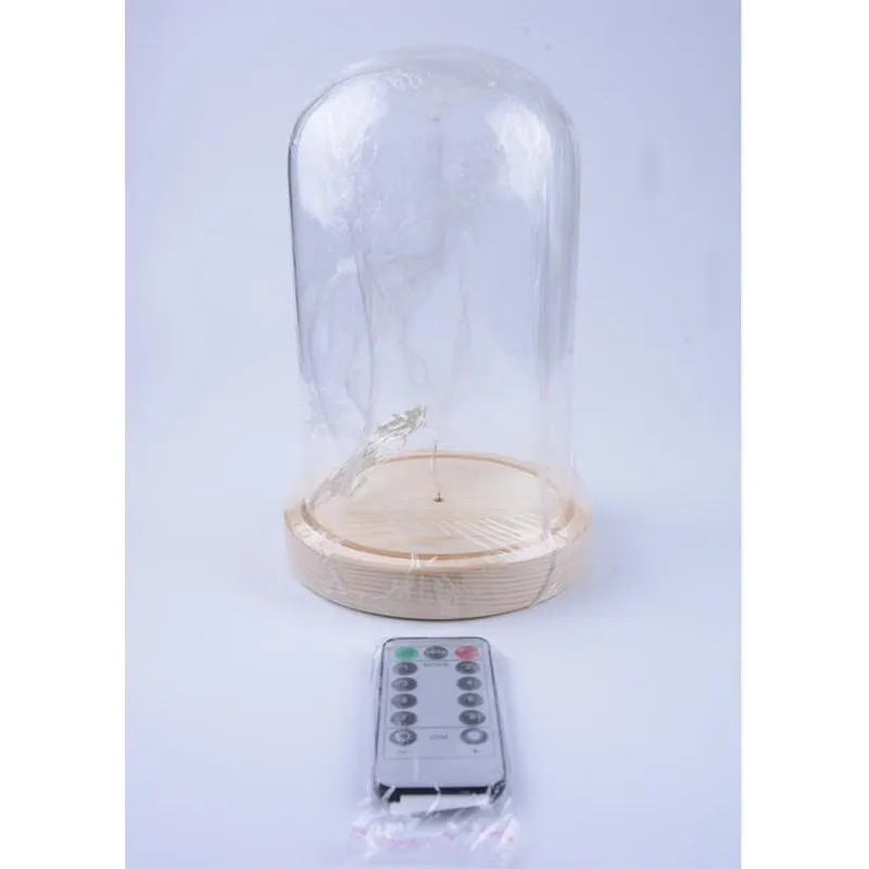 Glass Dome With LED Lights and Remote Control| Alibaba.com