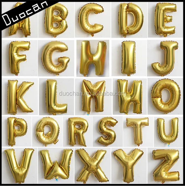 Wholesale Inflatable Helium Foil Letter Balloons For Party Decorations ...