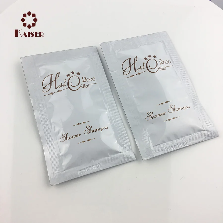 10ml Plastic Sachet Packs for Shampoo Samples - Hotel Amenities