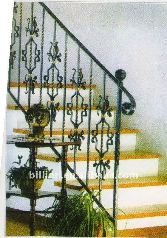 Simple Stairs Railing Designs in Iron - Elegant & Durable