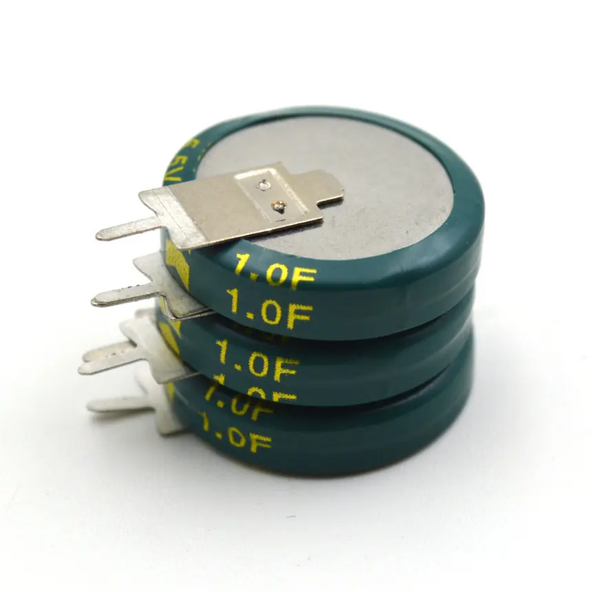 Small Cell Supercapacitor 5.5v 1f Coin V Type Ultra Capacitor - Buy 1 ...