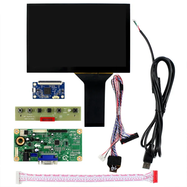 Vga Lcd Controller Board 7" Lvds N070icg-ld1 1280x800 Ips Tft Colored ...