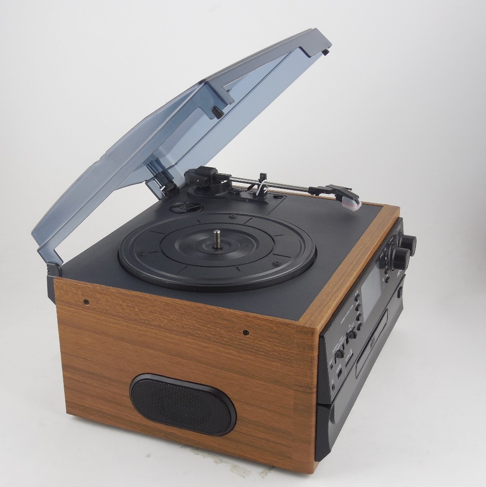 New Design Wooden Vinyl Record Player With Built-in Speaker - Buy Vinyl ...