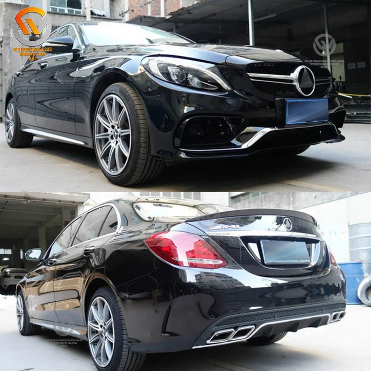 2014-2017 Amg C63 Car Auto Bumpers For Sale Fit 2015-2017 New C Class ...