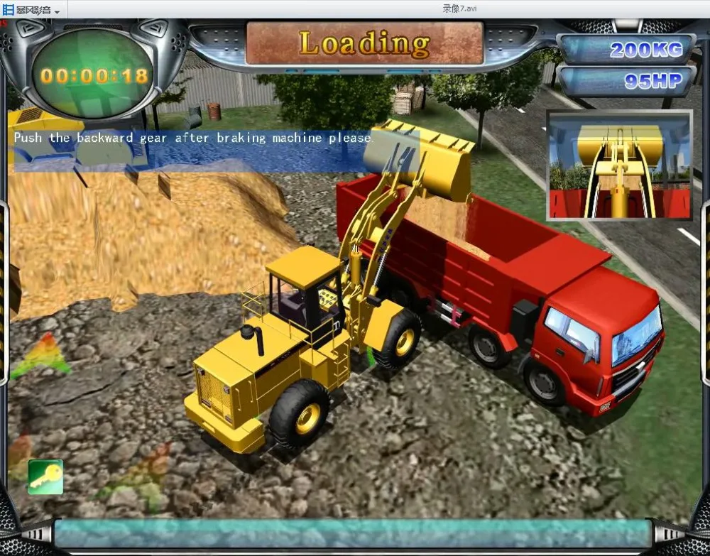 Hot Sale Portable Forklift Training Simulator by LONG SHINE