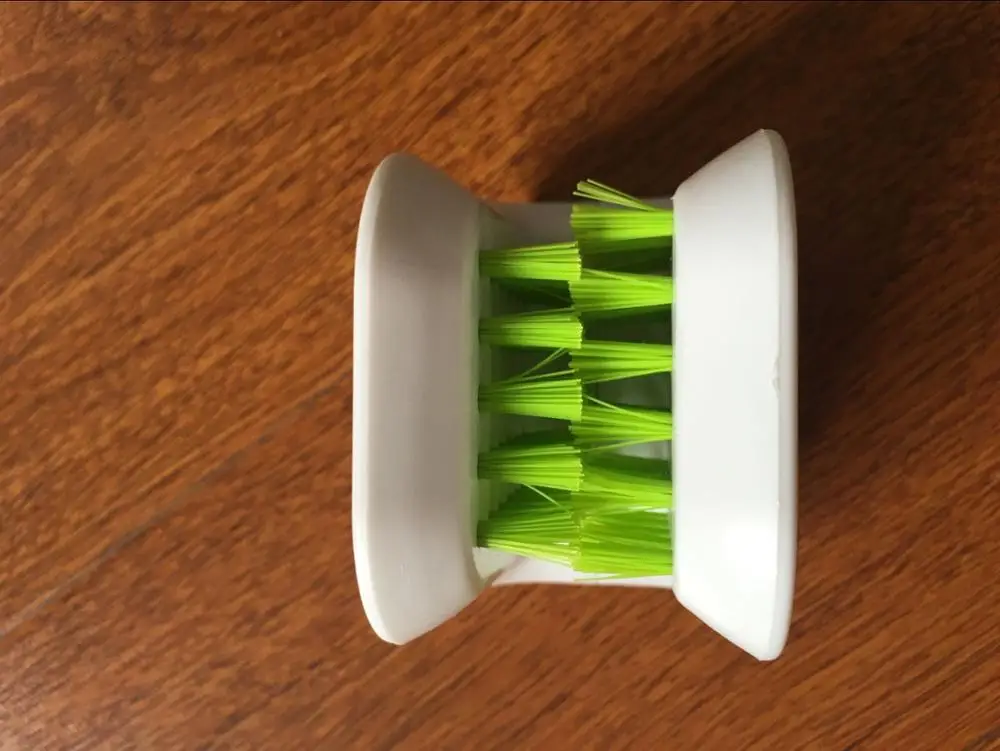 Kitchen Knife And Fork Cleaning Brush,Non-slip Cutlery Cleaner Bristle ...